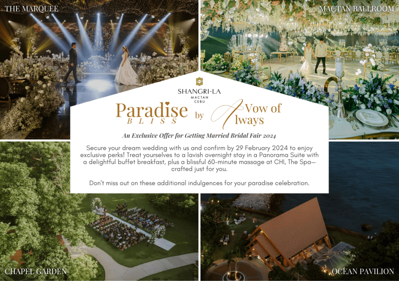 Shangri-La Mactan, Cebu Reveals Exclusive Wedding Packages and Offers ...